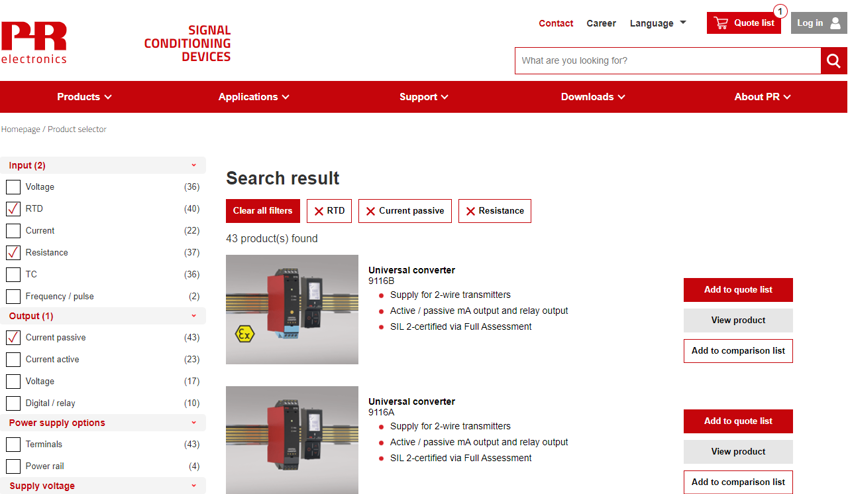 Signal conditioning devices for process industry