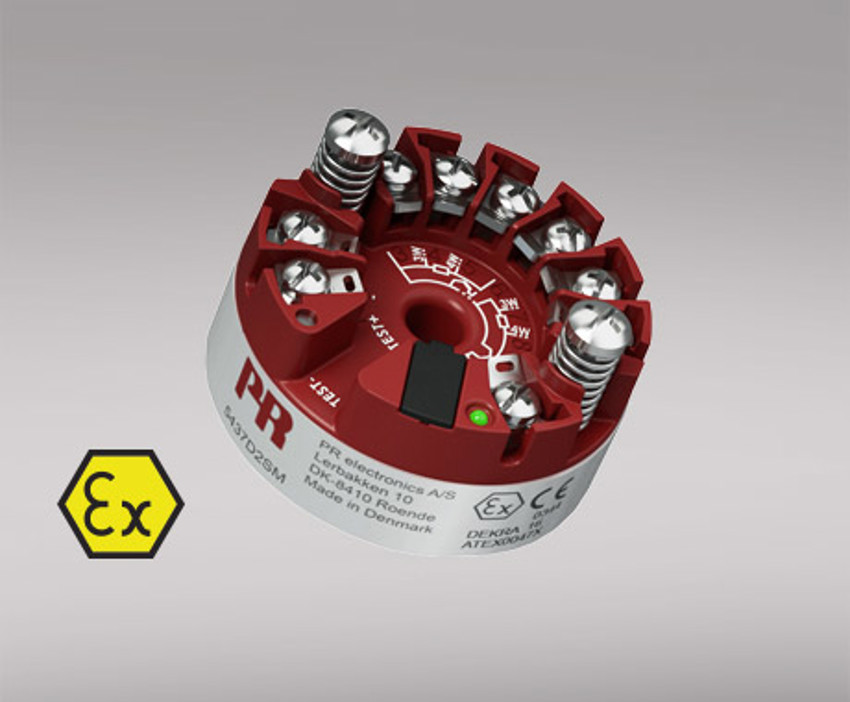 PR 5437D 2-Wire HART 7 Temperature Transmitter | PR electronics