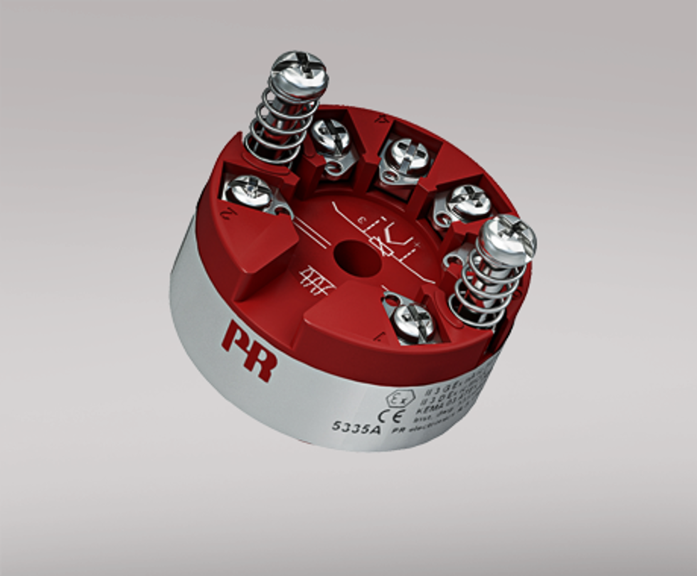 2-wire temperature transmitter with HART protocol - 5335A