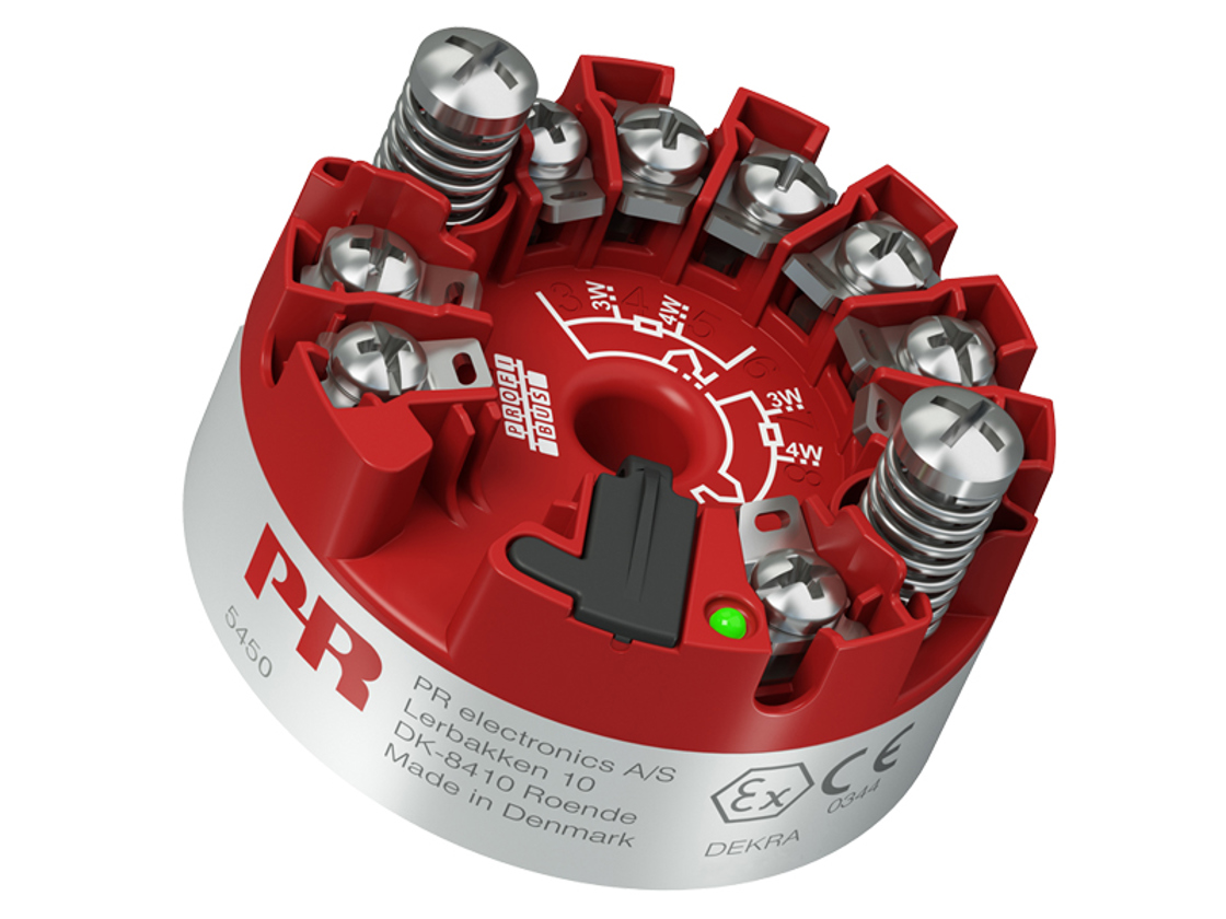Transmisor de temperatura PROFIBUS PA - 5450D