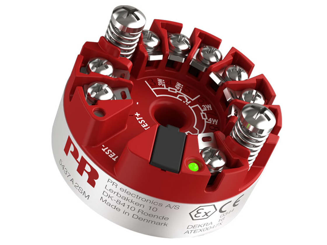 2-wire HART temperature transmitter - 5437A