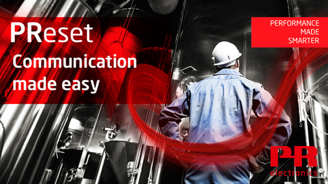 PReset software for PC-based configuration and calibration